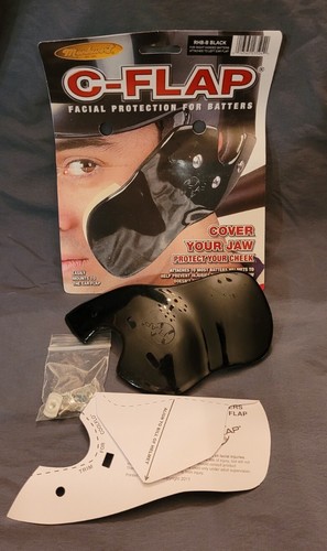 Markwort C-Flap Helmet Cheek And Jaw Protection Green For Right Handed ...