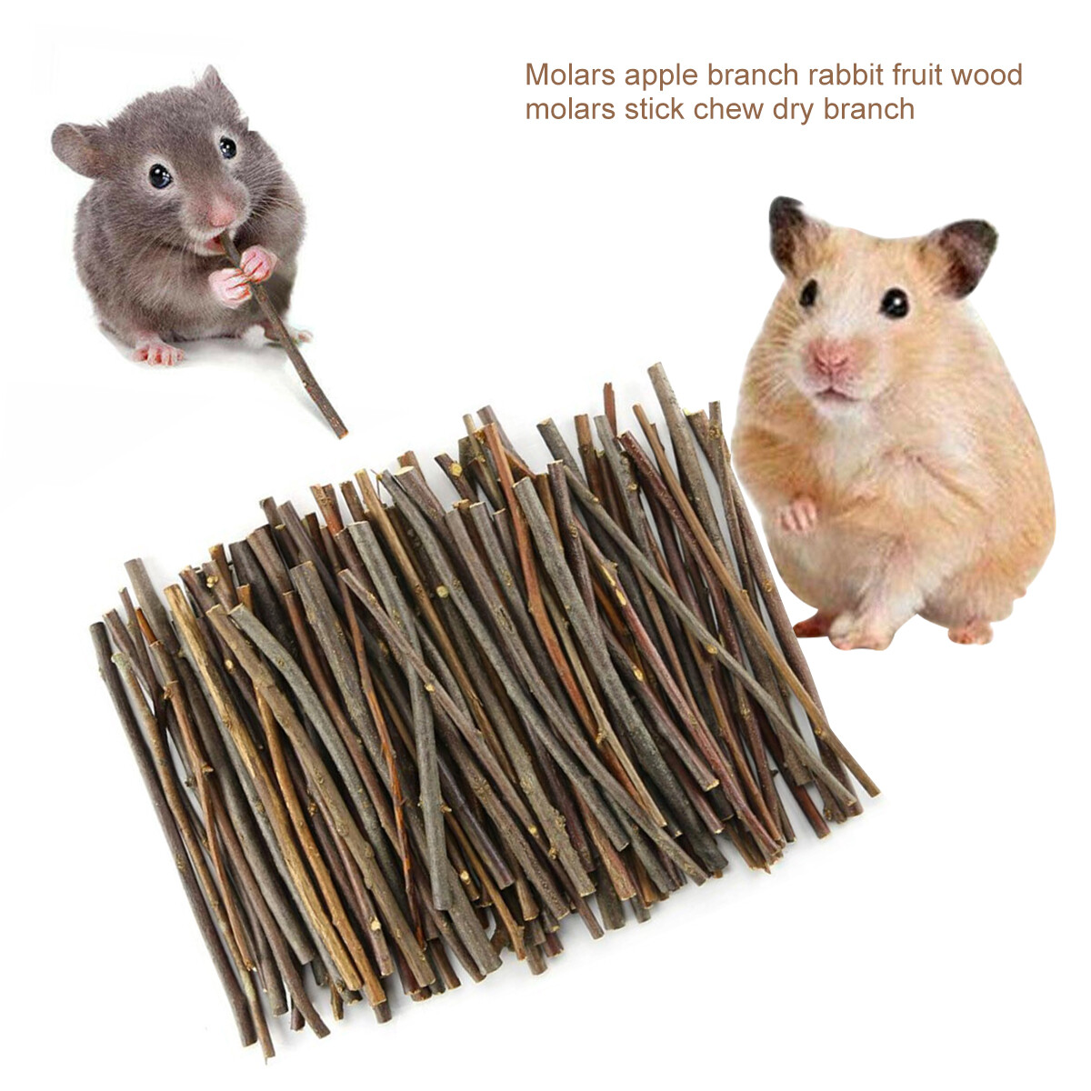 Hamster Chew Sticks Supmaker Hamster Chew Toys, Guinea Pig Toys