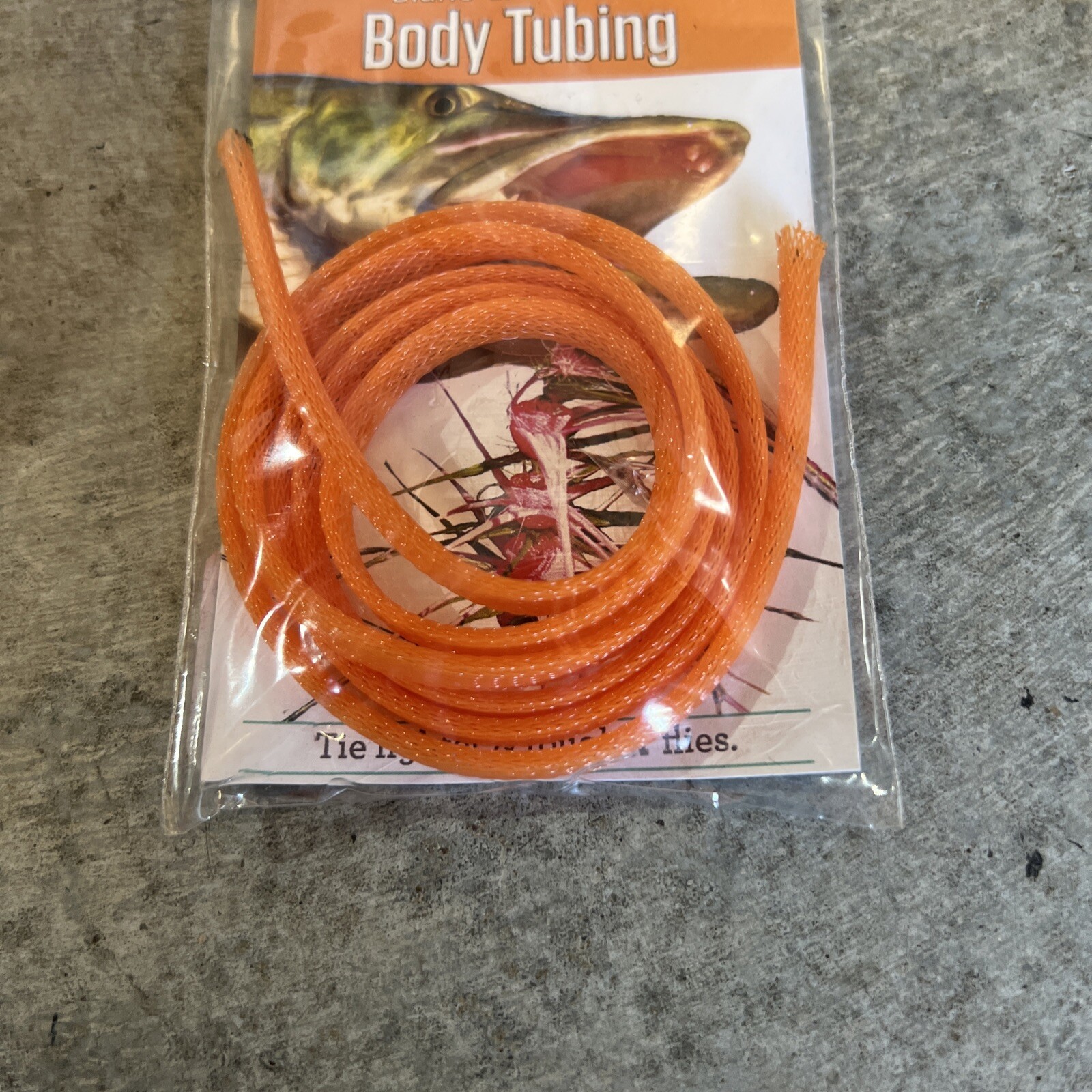 Chocklett's body Tubing Fish Skull 1/4"x 3ft Orange | eBay