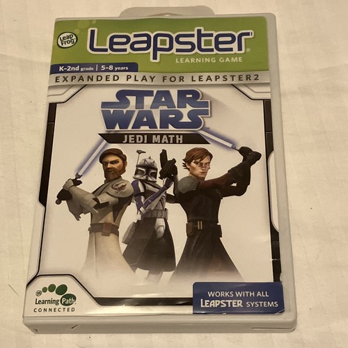 LEAP FROG LEAPSTER 2 STAR WARS JEDI MATH K-2nd 5-8 years | eBay