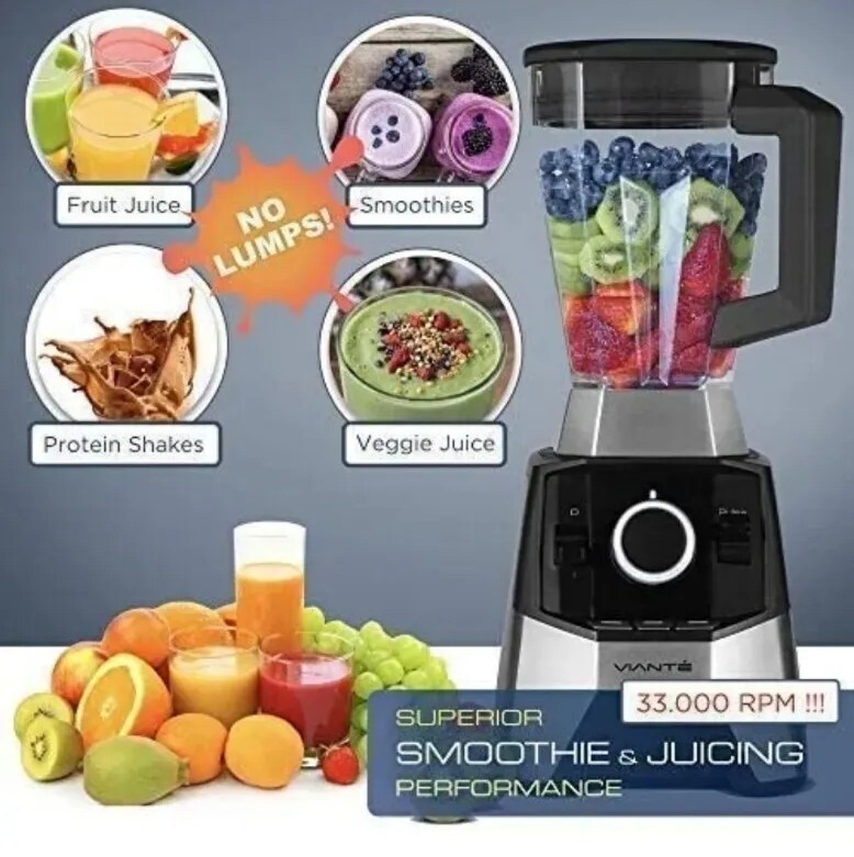 Vianté Italian Inovation Heavy Duty High Performance Power Blender (BL ...