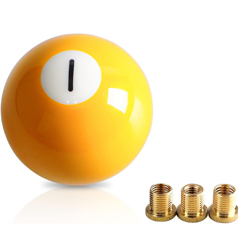 #1 One Pool Billiard Ball custom Gear Shifter Shift Knob car lever ...