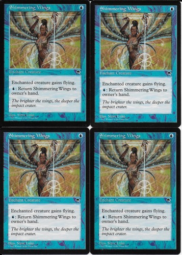 MTG: SHIMMERING WINGS Tempest COMMON; played, Excellent condition x4 | eBay