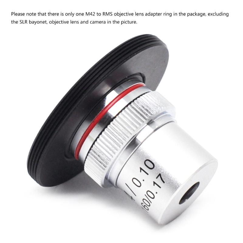 Microscope Objective lens Adapter M42 to RMS Thread | eBay