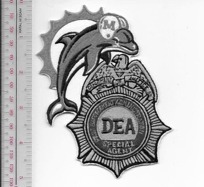 DEA Florida Miami Field Office Dolphins Special No Tariff | eBay