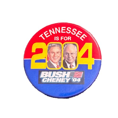 2004 George Bush for President Tennessee Pin 50 State 1.5" Button Dick ...