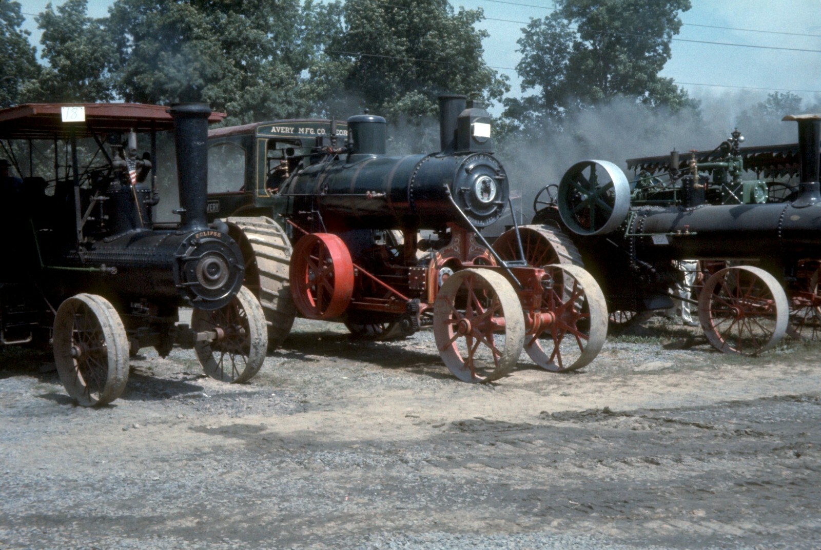 Vintage Photo Reprint 8.5 x 11 Frick and Avery Steam Tractor Color 1967 ...
