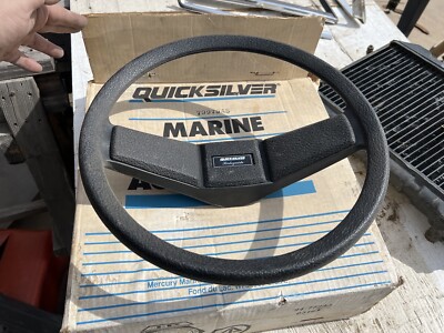 Quicksilver ride guide outboard steering wheel Boat Ridequide 80s | eBay