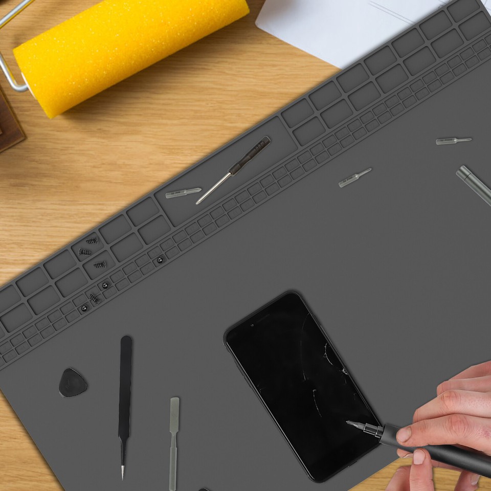 Silicone Soldering Pad Heat Resistant Repair Work Extra Large Phone ...