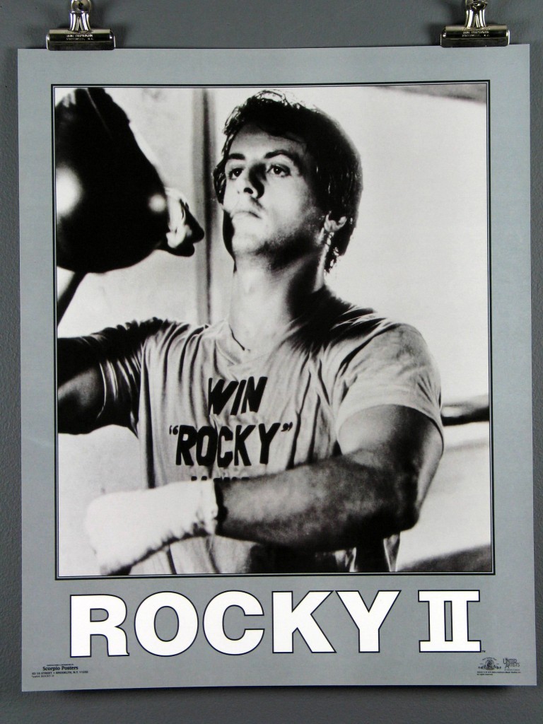 Rocky II, Sylvester Stallone Punching Bag New 16 x 20 Inch Poster. WIN ...