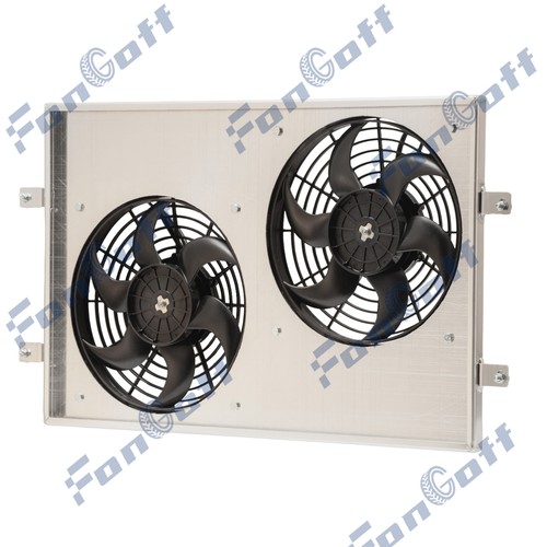 Aluminum Shroud+Electric Fan For 1963-1974 AMC Javelin AMX Rambler V8 ...