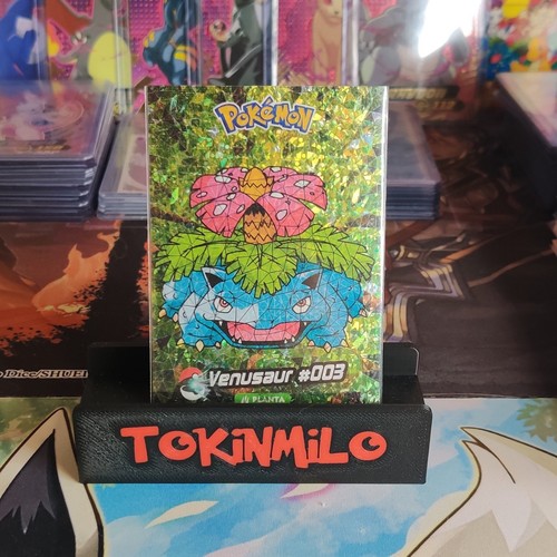 Venusaur #003 Stained Glass Holo - Crystal Card Collection | eBay