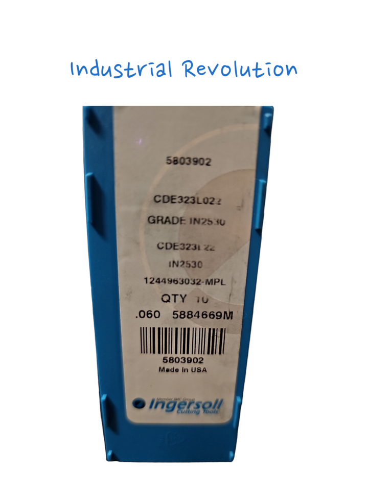 INGERSOLL CDE323L022 grade 2530 CARBIDE MILLING INSERTS QTY 10 NEW | eBay