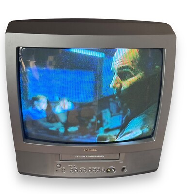 Toshiba MV19N2 19" CRT TV VCR Combo VHS Player VTG Retro Gaming TV ...