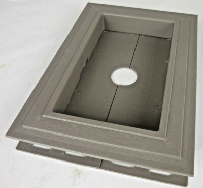 Recessed Split Mount Vinyl Mounting Block Almond Z15884 #7gy | eBay