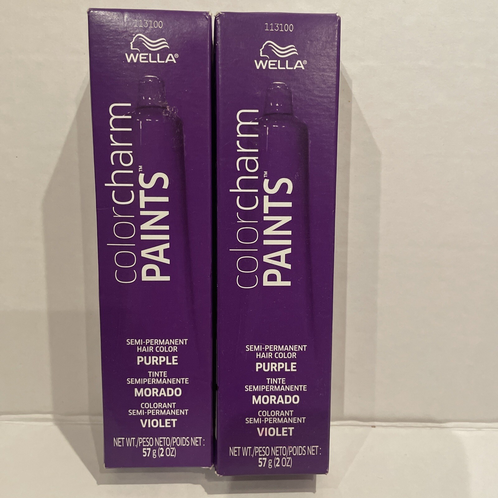 (2) Wella Color Charm Paints Tube Purple 2 oz Ea | eBay