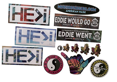 T&C Stickers Eddie Would Go Stickers Volcom Hosoi Vans Lost Mayhem RVCA ...