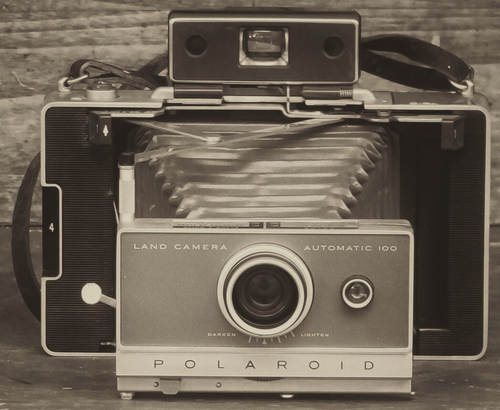 Polaroid Automatic 100 Land Camera w/ Hard Case | eBay