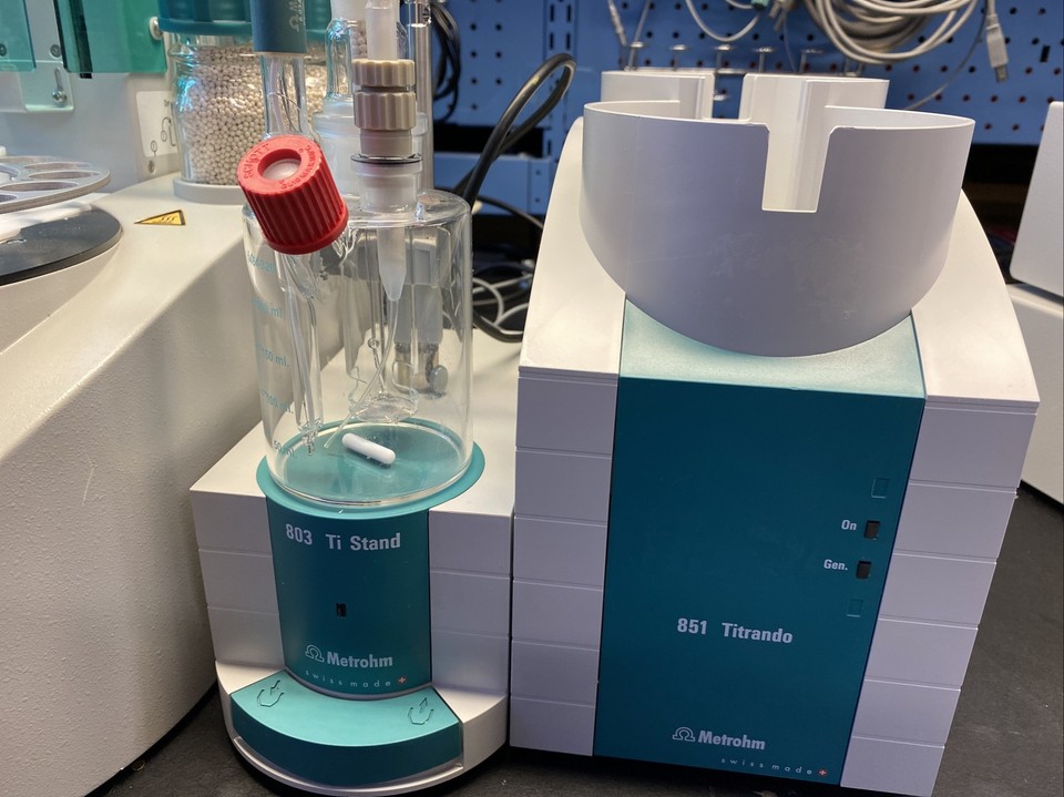 Metrohm 885 Compact Oven SC 851 Titrando 803 Stand Complete Cell | eBay