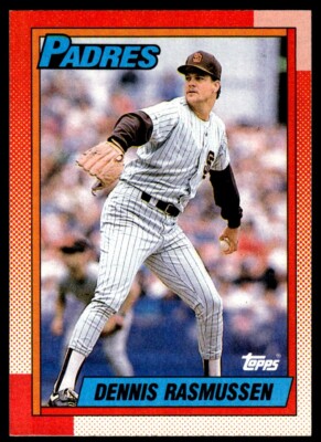 1990 Topps Baseball Card Dennis Rasmussen San Diego Padres #449 | eBay