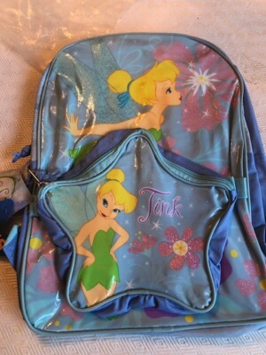 DIsney Tinkerbell Large Backpack With Bonus Matching Tink Mini Bag | eBay