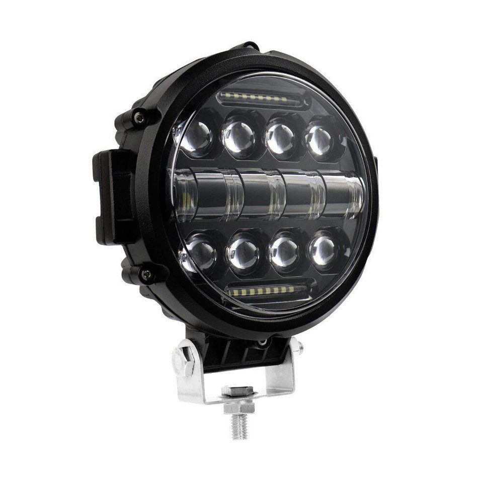 7Inch Round LED Work Light Spot Combo DRL Driving Reserve Lamps Offroad ...