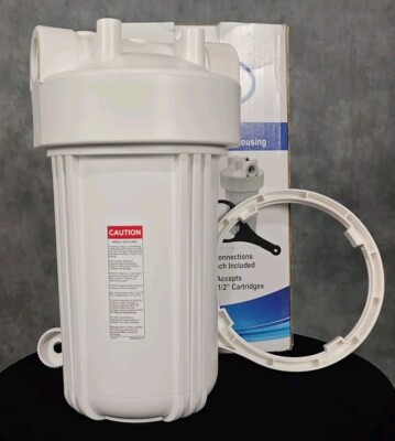 Sterling Water Treatment White Sump Filter Housing HJ10-1 New | eBay
