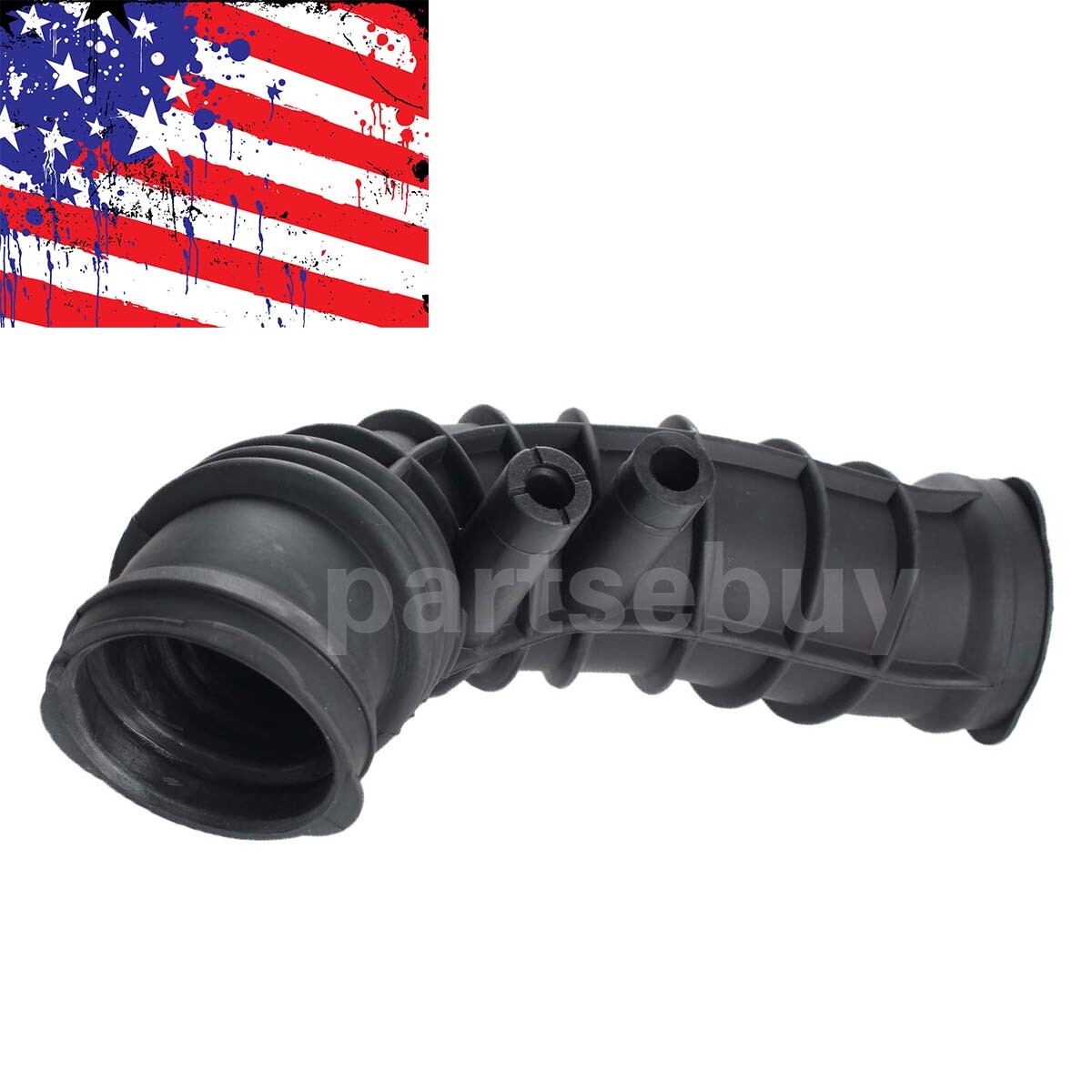 Black New Rubber Air Intake Hose Boot For 2005-2008 Mini Cooper S 1.6L ...