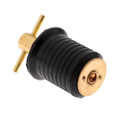 24mm Drain Plug Rubber Brass Boat Hull Drain | eBay