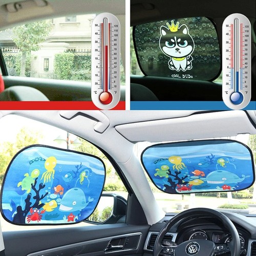 Cartoon Windscreen Cover UV Protection Sun Visor New Sun Shade Board ...