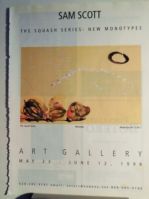 SAM SCOTT ART PIECE VTG ORIG 1998 ADVERTISEMENT | eBay