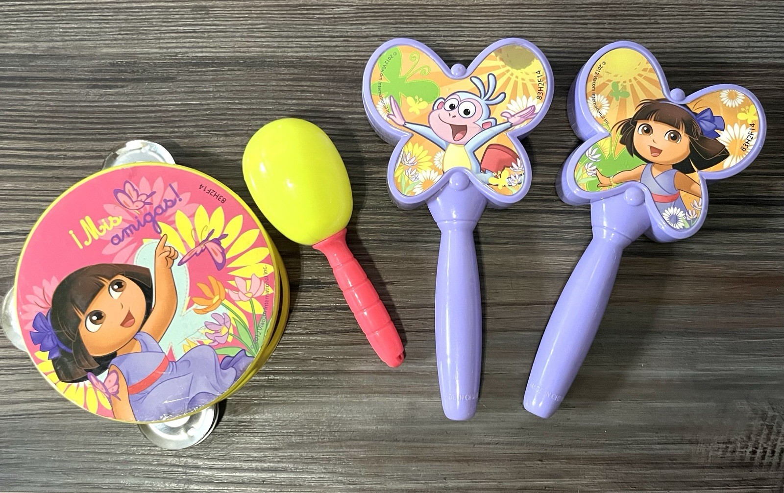 Dora The Explorer tambourine & Maracas Kids Instrument Toys Musical ...