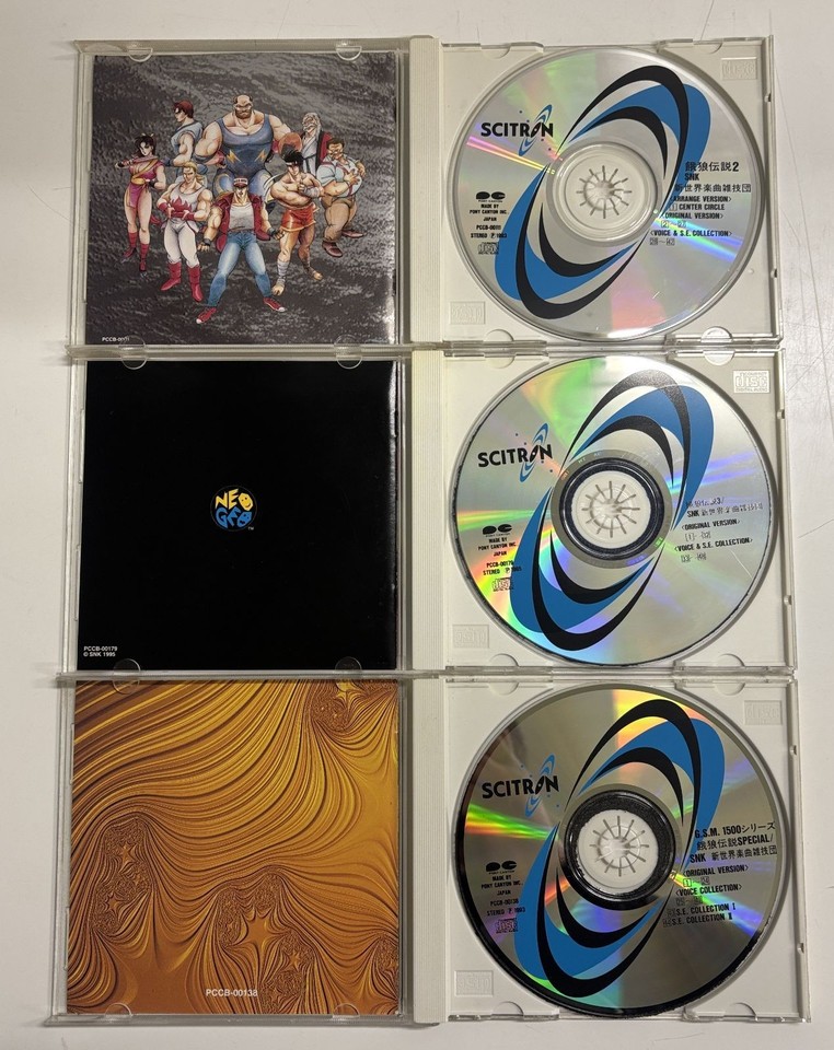 Cd Fatal Fury Series Soundtrackworld Music Acrobatic Troupe 3-Disc Set ...
