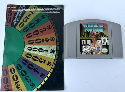 Wheel of Fortune Nintendo 64 Game Tested Authentic N64 1997 43948008752 ...