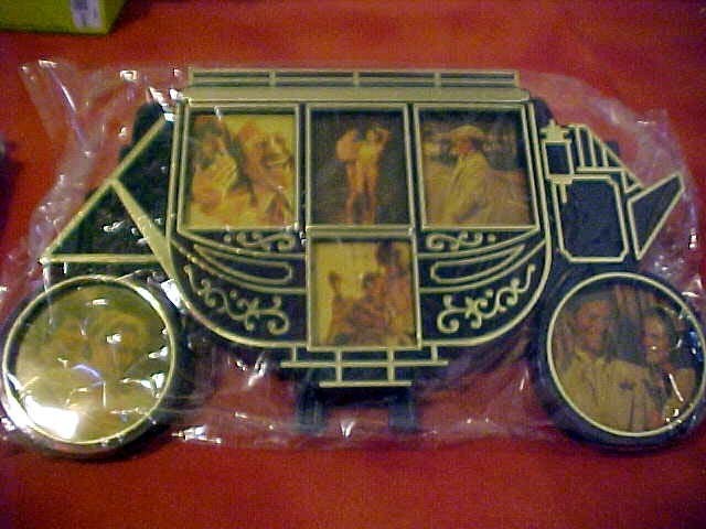 Vintage 70s Stagecoach Multi-Photo Frame Picture Collage Kitschy MCM | eBay