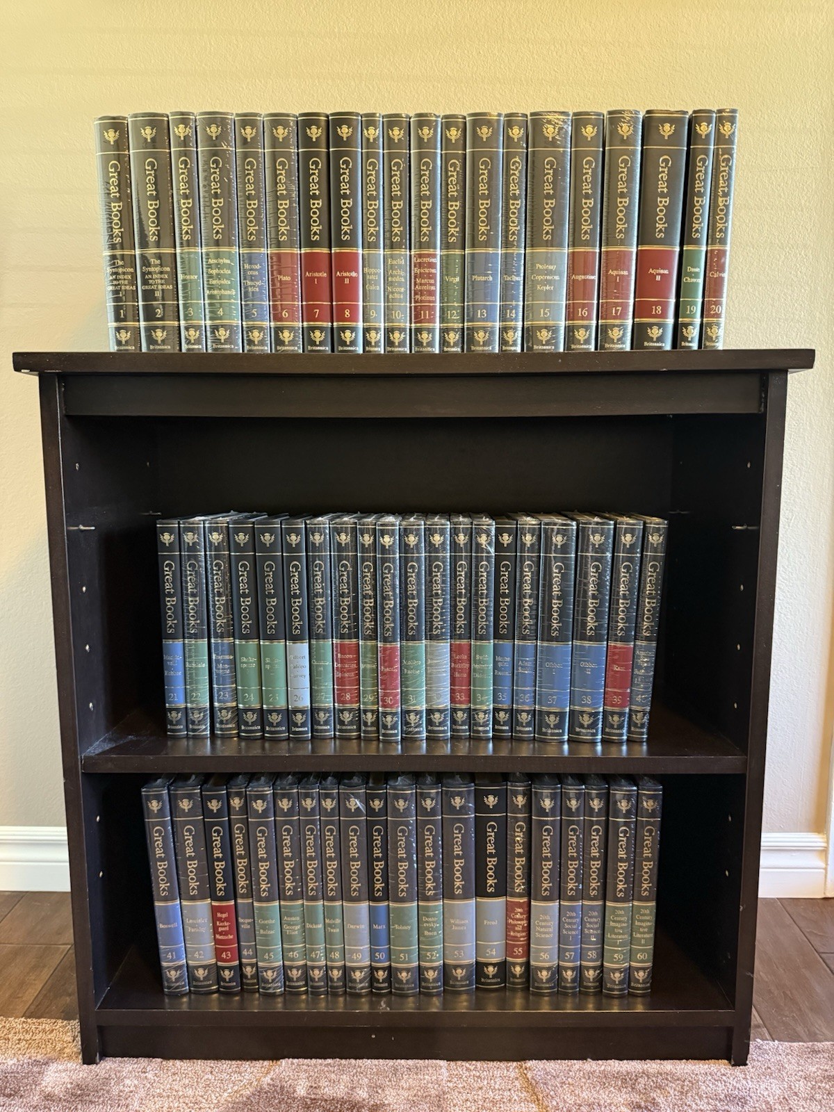 Britannica Great Books of the Western World Complete Set 1-60 Pristine ...