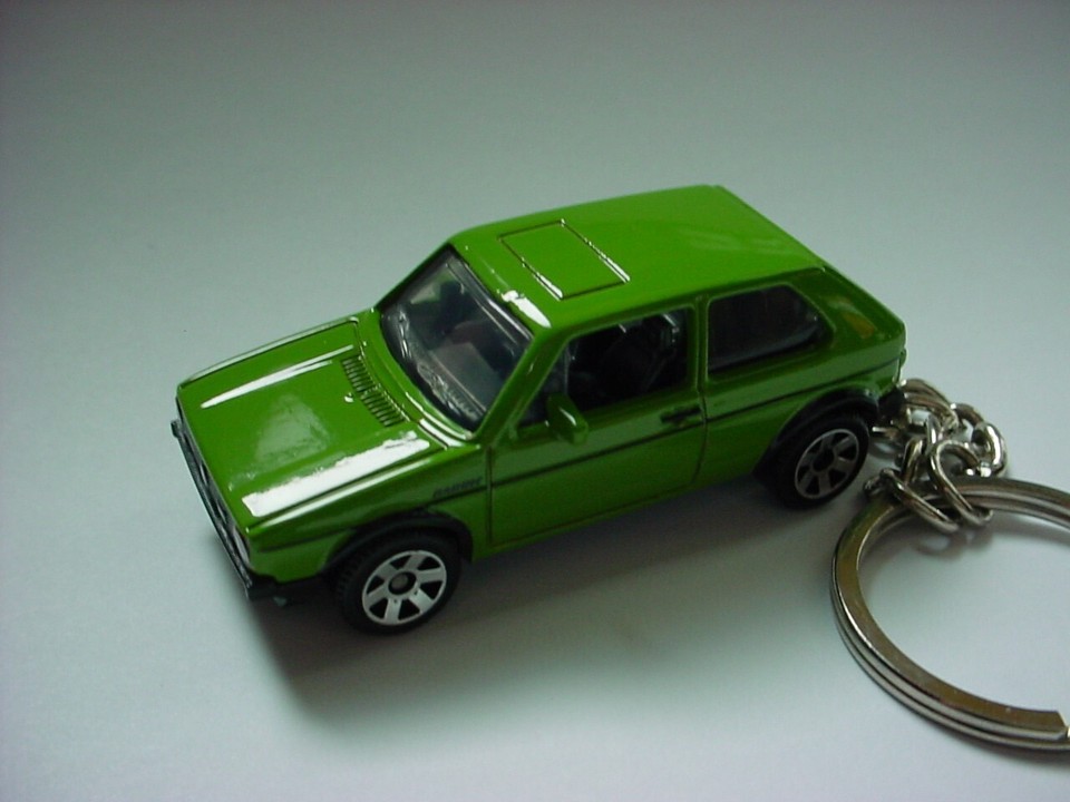 HOT 3D VOLKSWAGEN MK1 GOLF GTI CUSTOM KEYCHAIN keyring key VW BLING ...
