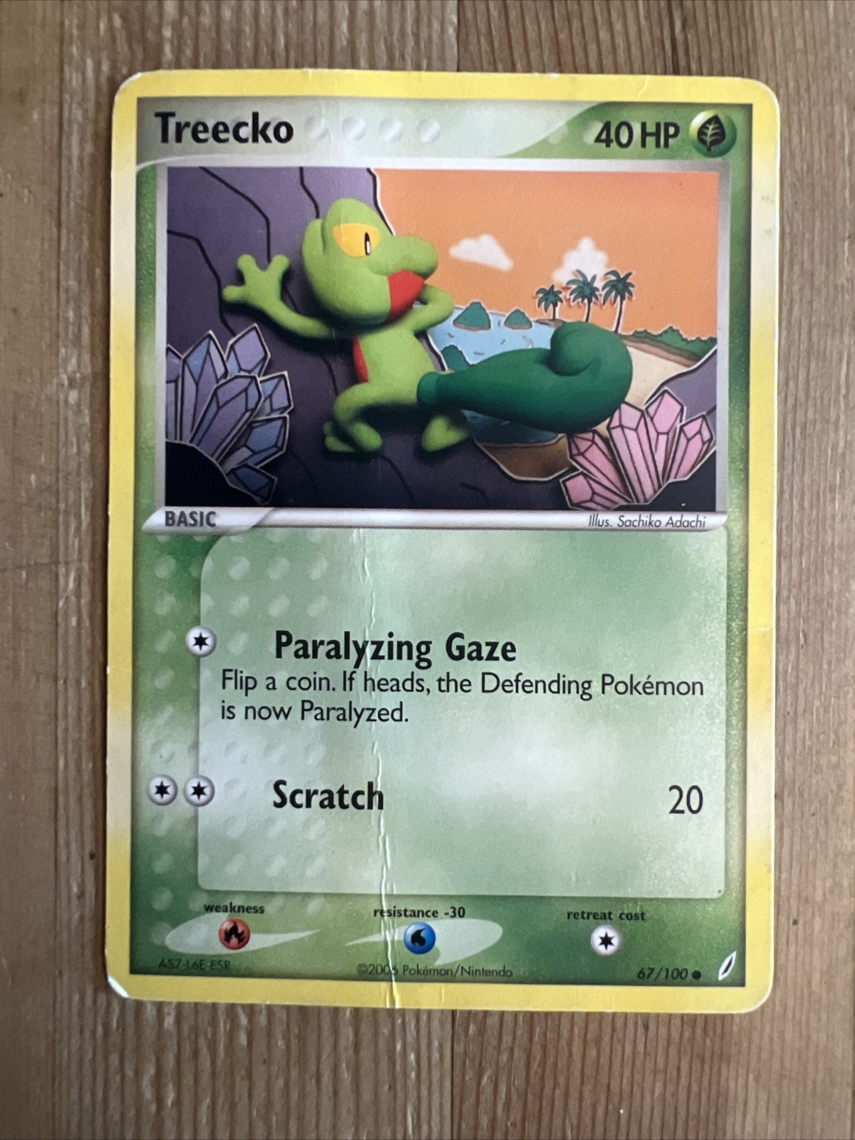 Pokémon TCG Treecko EX Crystal Guardians 67/100 Regular Common for sale ...