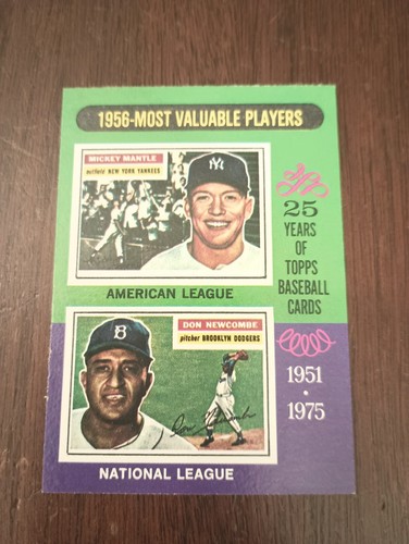 1975 Topps Mini #194 (56') MVP'S (Mantle/Campy) (NRMT) | eBay