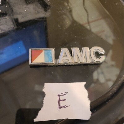 VINTAGE AMC PLASTIC STICK ON EMBLEM | eBay