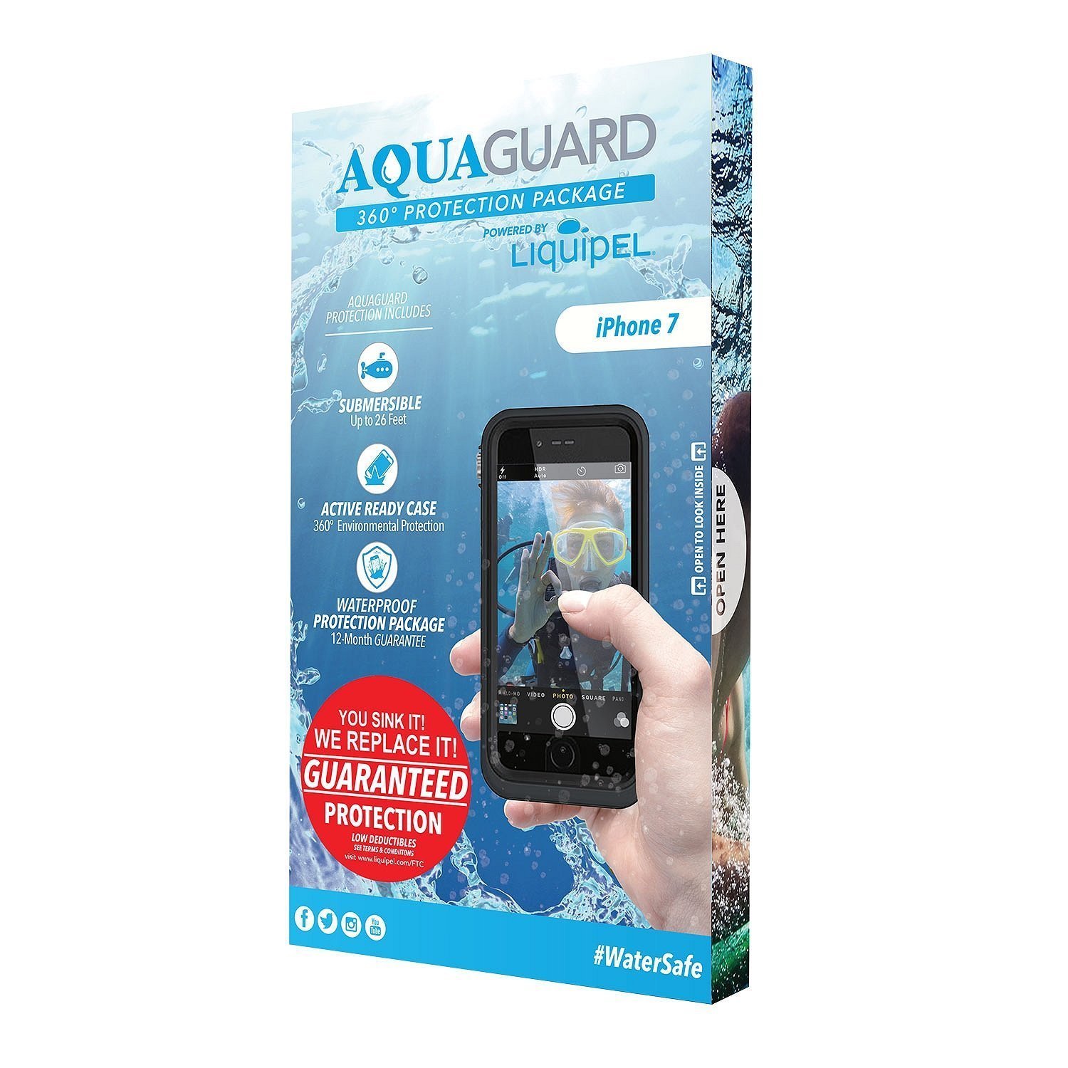 iPhone 7 Case Waterproof Liquipel AquaGuard Case 360 Protection | eBay