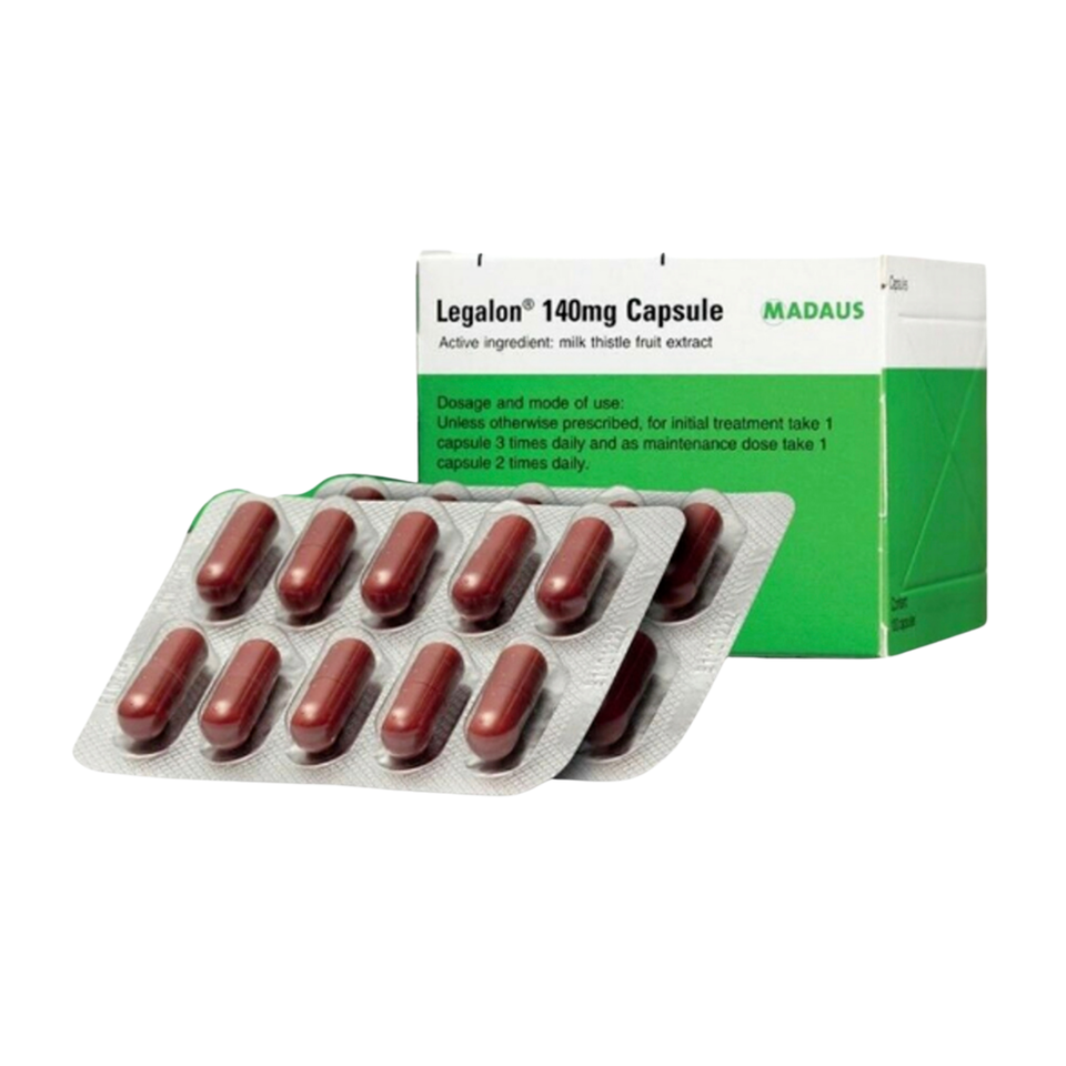 LEGALON 140mg Madaus Germany Traditionally used for liver 30 Capsules ...