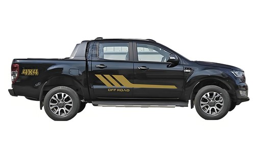 Graphic Racing Stripe Side Door Sticker For All Models 4x4 Off Road ...