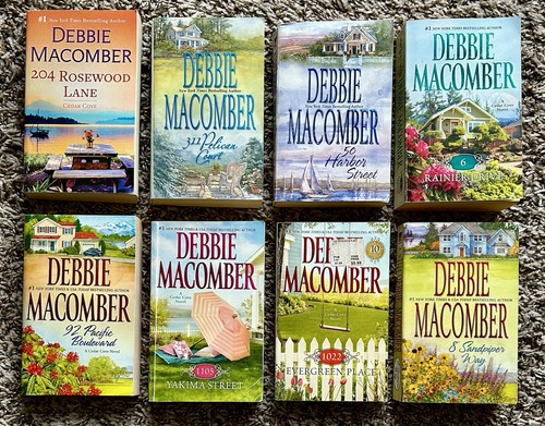Debbie Macomber Cedar Cove Series Lot of 8 Paperback Books Romance ...
