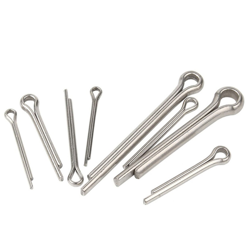 420Pcs Cotter Pin Assortment Kit Split Pin Fastener Clips Set Straight ...