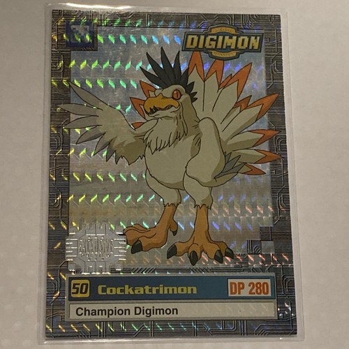 1999 Digimon Cockatrimon #50 Foil – Exclusive Preview Silver Stamp ...