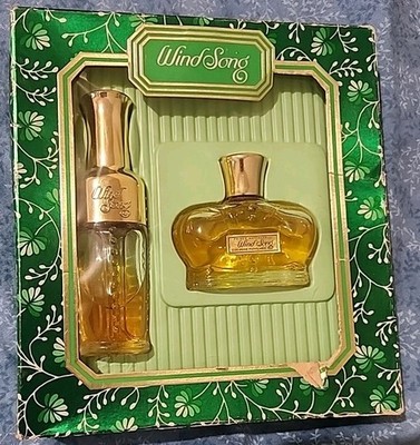 VINTAGE Set Wind Song by Prince Matchabelli 1 OZ Bottle Parfumee ...