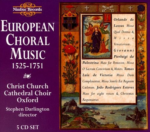 EUROPEAN CHORAL MUSIC 1525 - 1751 [BOX SET] NEW CD 710357175824| eBay
