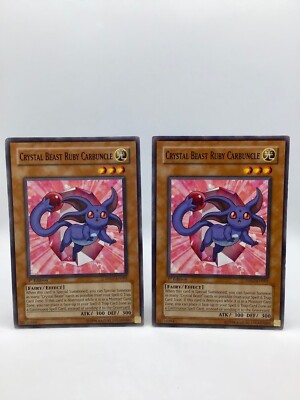 Yu-Gi-Oh! x2 Crystal Beast Ruby Carbuncles DP07-EN001, Common, 1st ...