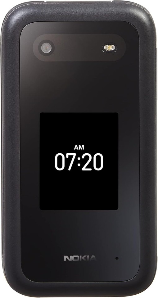NOKIA 2760 4GB Black LTE Basic Flip Phone Verizon + GSM UNLOCKED AT&T T ...